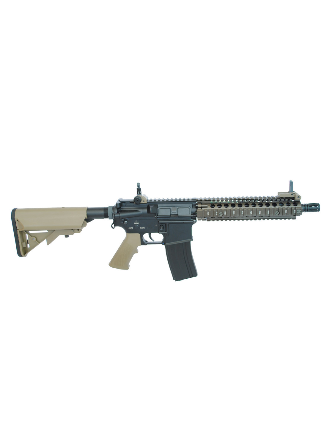 AEG / AEP - Assault rifle M4 MK18 MOD1 9" AEG tri-color ECEC System