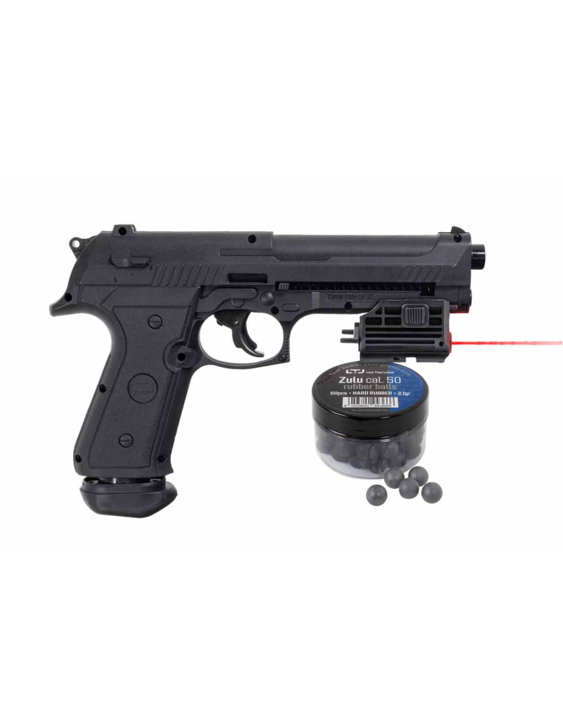 Pack LTL Alfa 1.50 CO2 C50 Pistol with Laser and 50 Zulu
